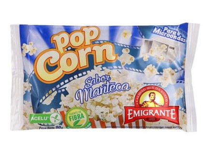 POP CORN P/MICRO EMIGRANTE MANTECA - Tuti Fruti